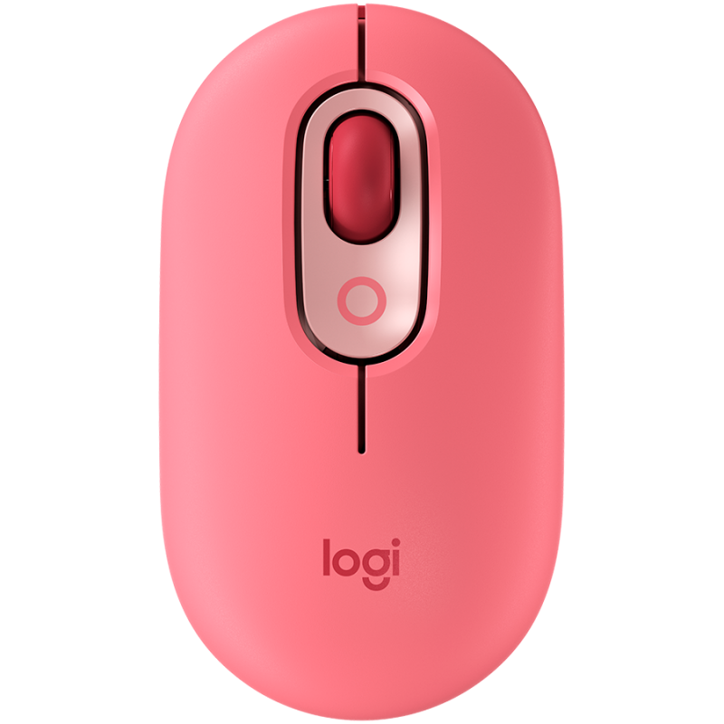 LOGITECH POP Mouse with emoji - HEARTBREAKER_ROSE - 2.4GHZ/BT - EMEA ...