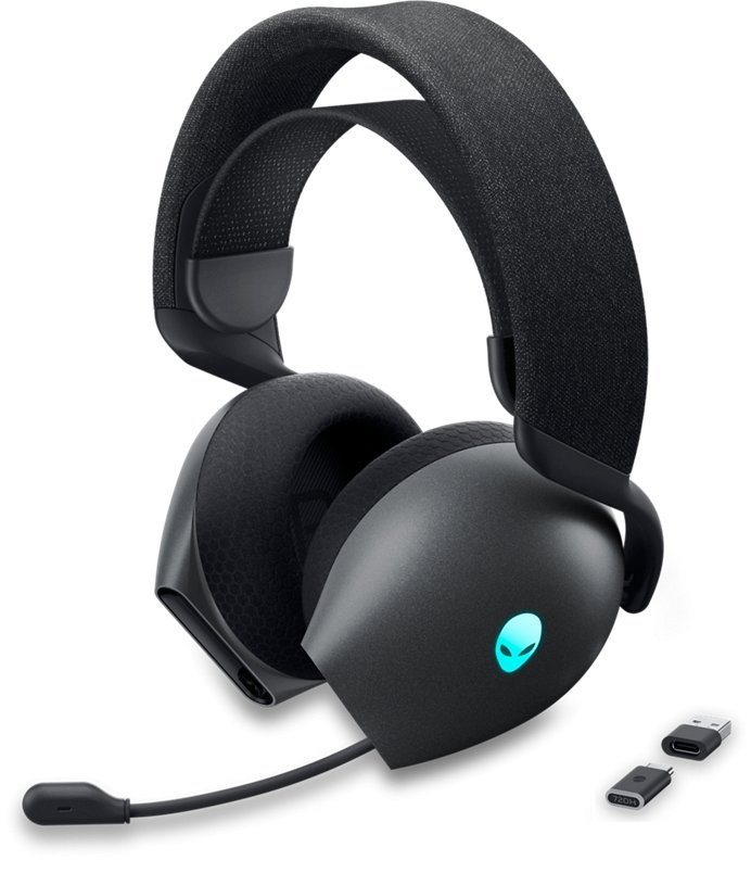 Alienware Dual Mode Wireless Gaming Headset - AW720H (Lunar Light ...